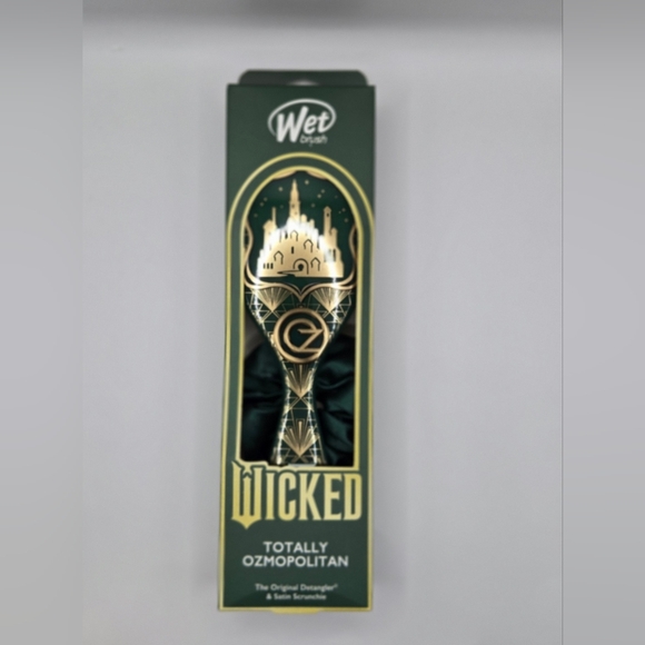 Disney | Accessories | Disney Wicked Hair Brush Green And Gold | Poshmark